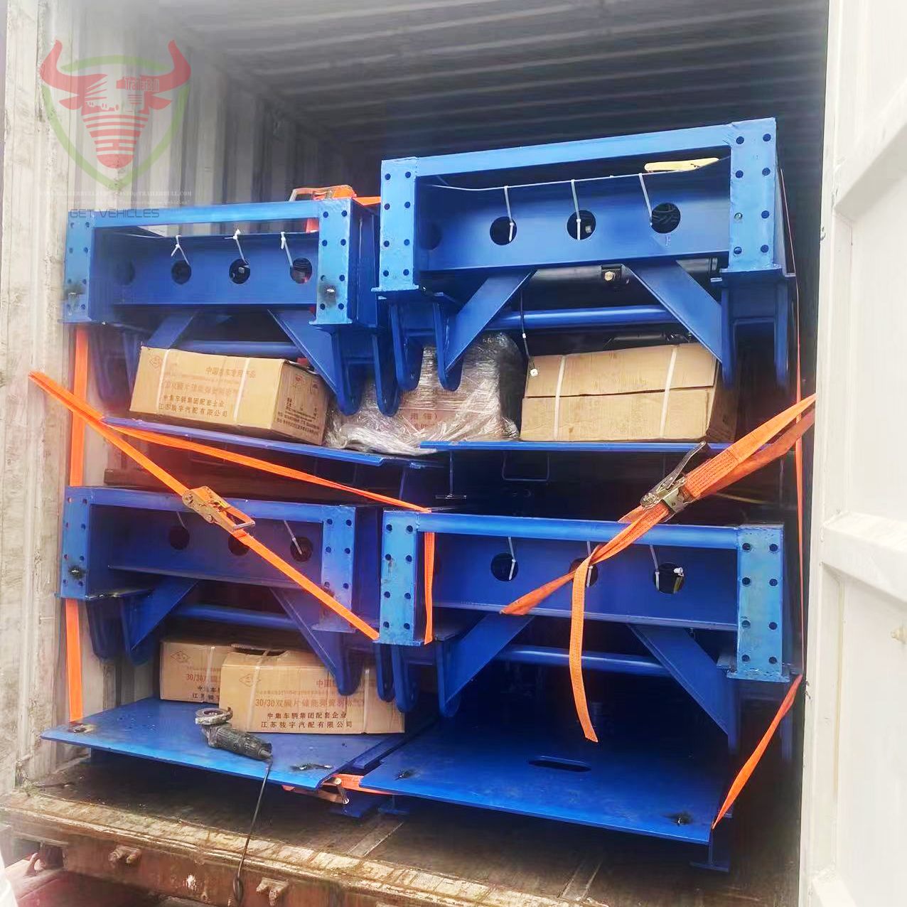 CKD Container Chassis Kits for Assembly Factory - Buy container chassis ...