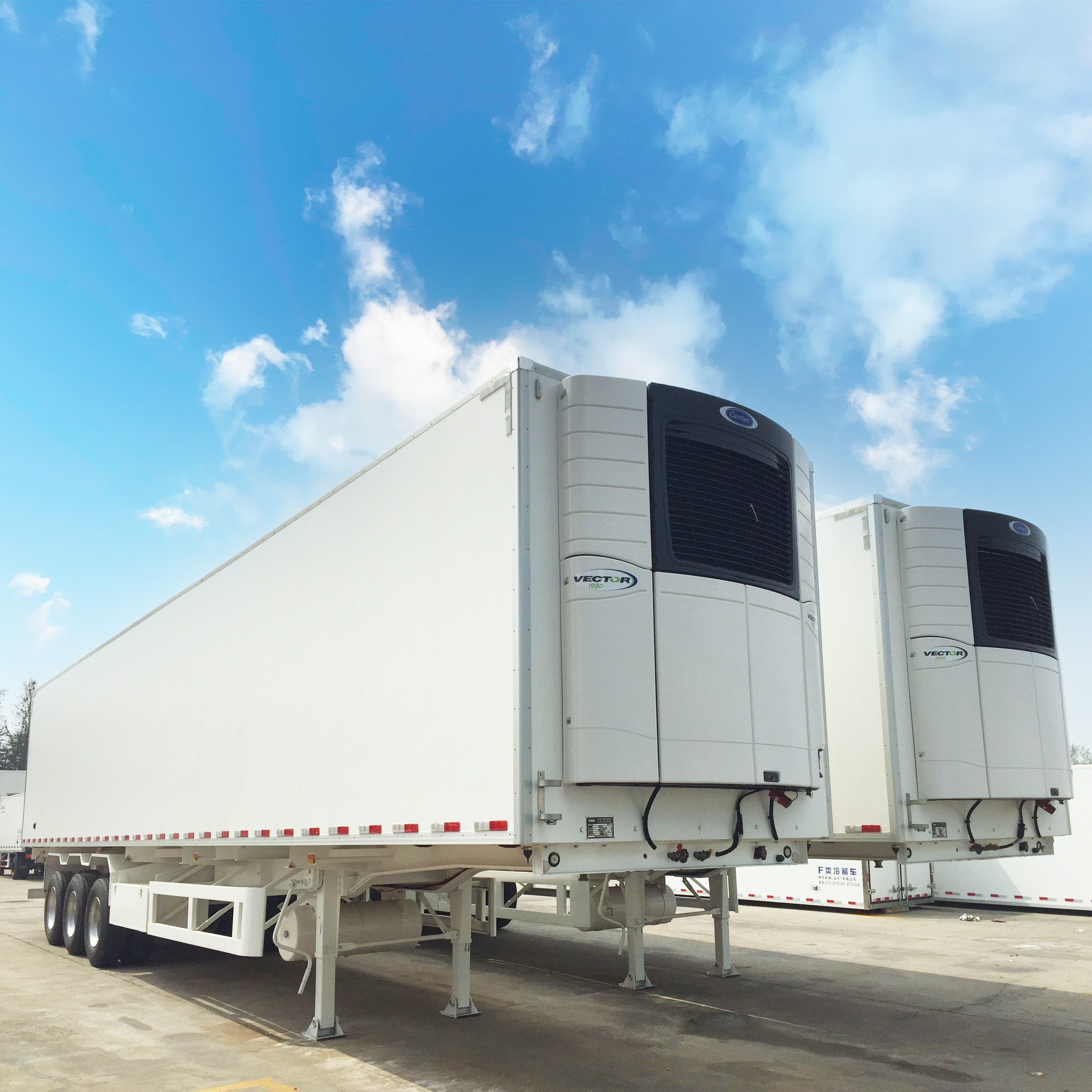 47ft 3 Axles Refrigerated Semi Truck Trailer - Buy 47ft Refrigerated ...