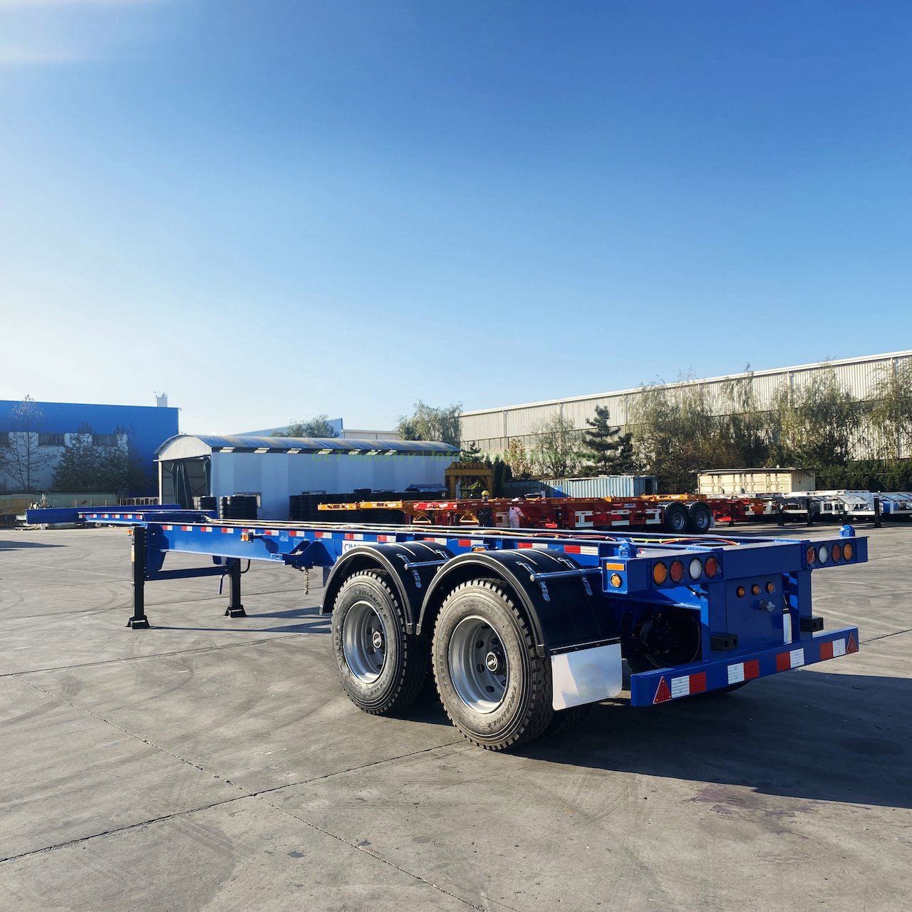 Light ISO America Model 40ft Intermodal Container Chassis Semi Trailer ...