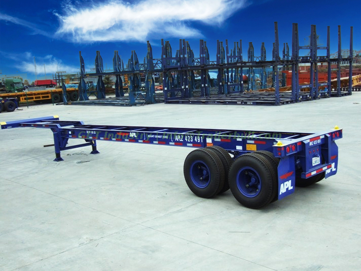 Light ISO America Model 40ft Intermodal Container Chassis Semi Trailer ...