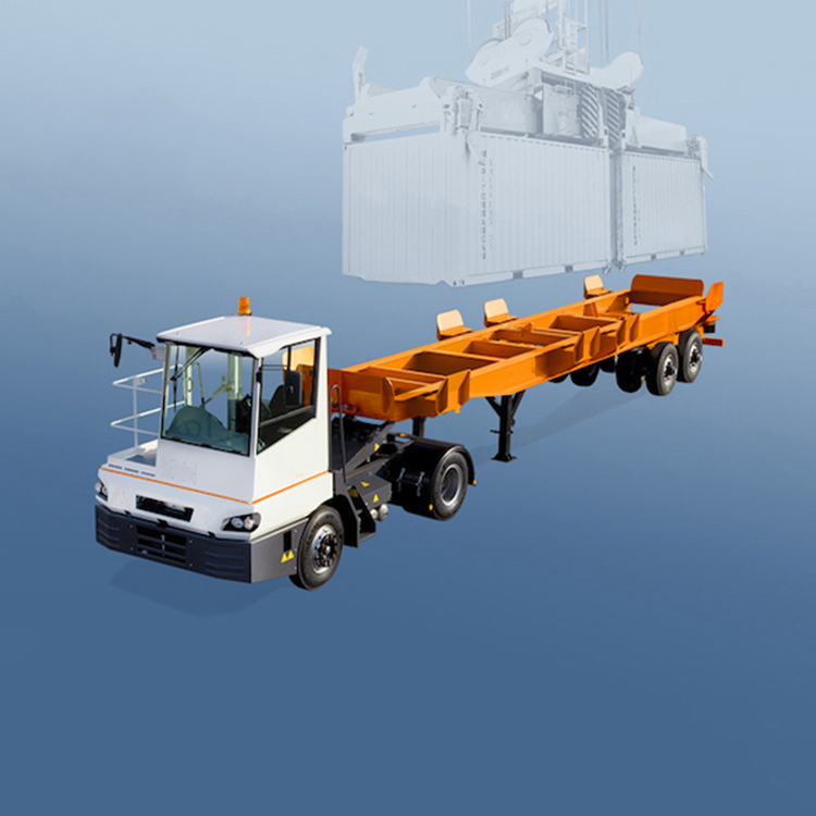 45ft 2 Axle Terminal Container Chassis - Buy truck trailer, container ...