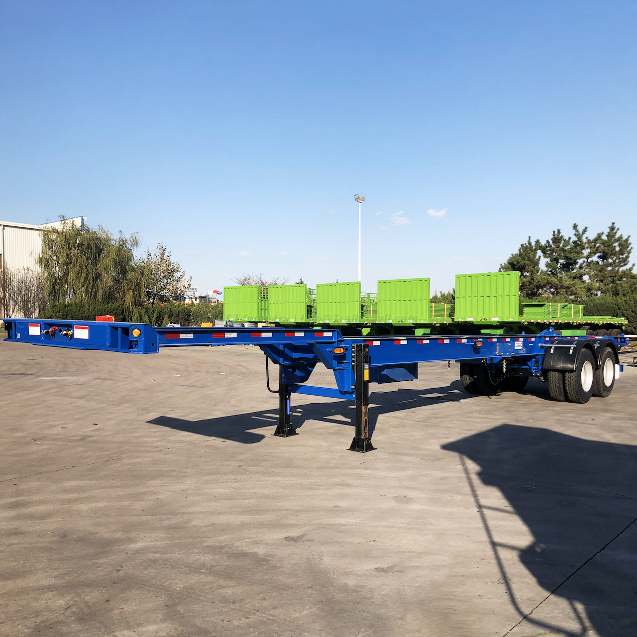 Light ISO America Model 40ft Intermodal Container Chassis Semi Trailer ...