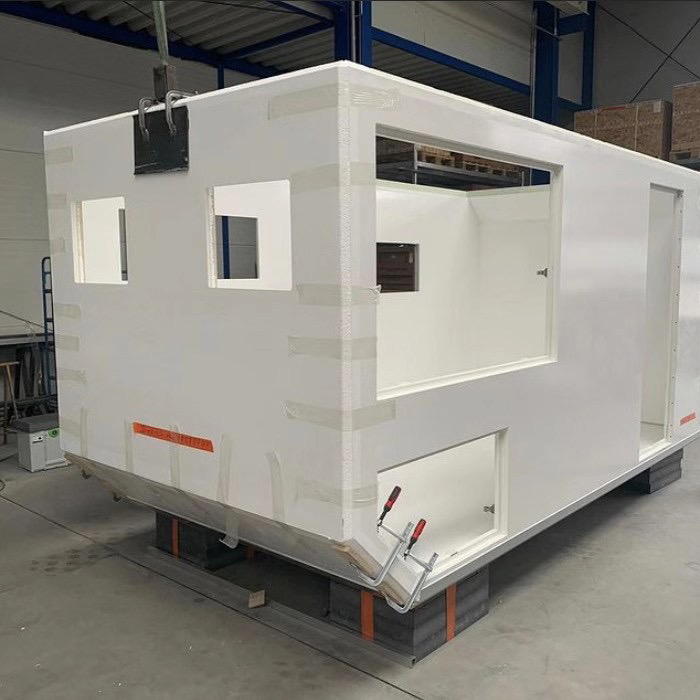 Individual Box Corner Cutting Insulated RV Truck Camper Body - Buy RV ...