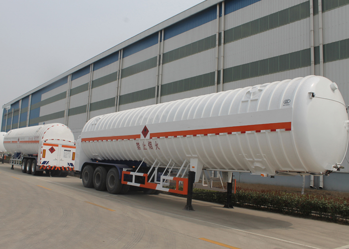 53000L LNG Energy Tank semi trailer with 3 axles for Liquid Natural Gas ...