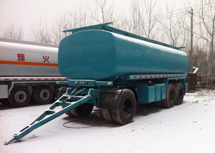 25000L Carbon Steel Draw Bar Tanker Trailer with 3 axles for Fuel or ...