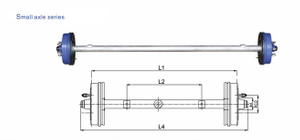 American Type Axles Car Carrier Trailer Axle - Buy Car Carrier Trailer ...