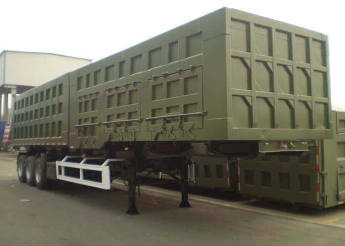 Multi-purpose Dump Semi trailer with 2 box and different hydraulic ...