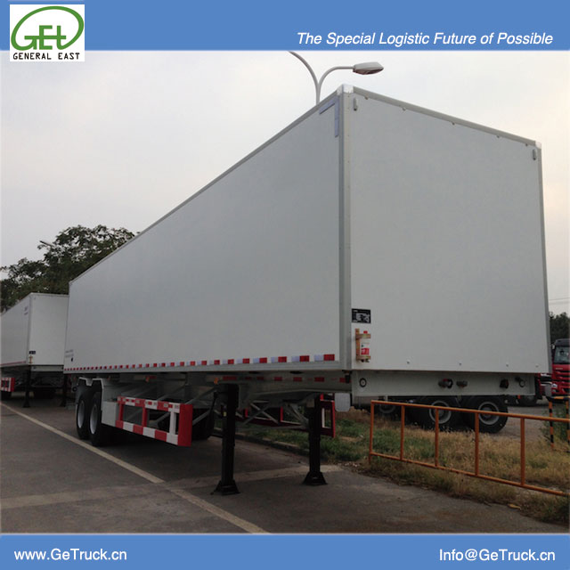 40 feet 2 axles Koegel FRP+PU+FRP composite Insuated semi-trailer - Buy ...